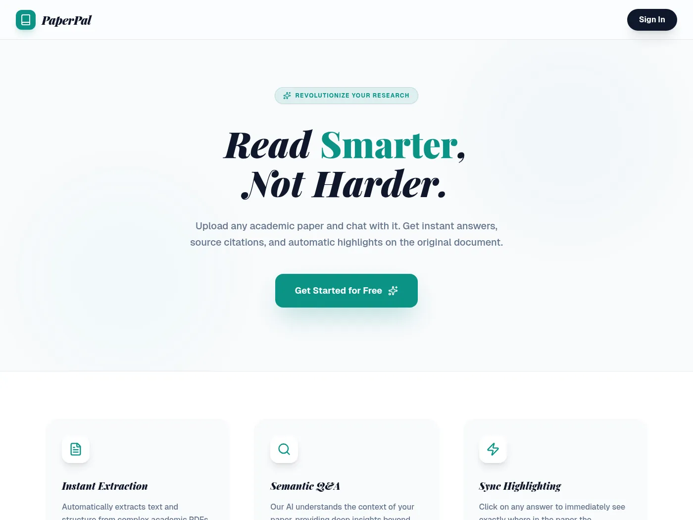 PaperPal Research Assistant
