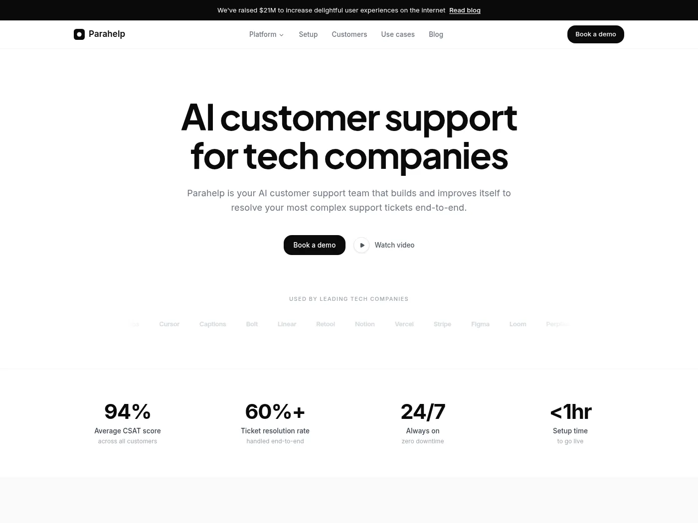 Parahelp AI Clone