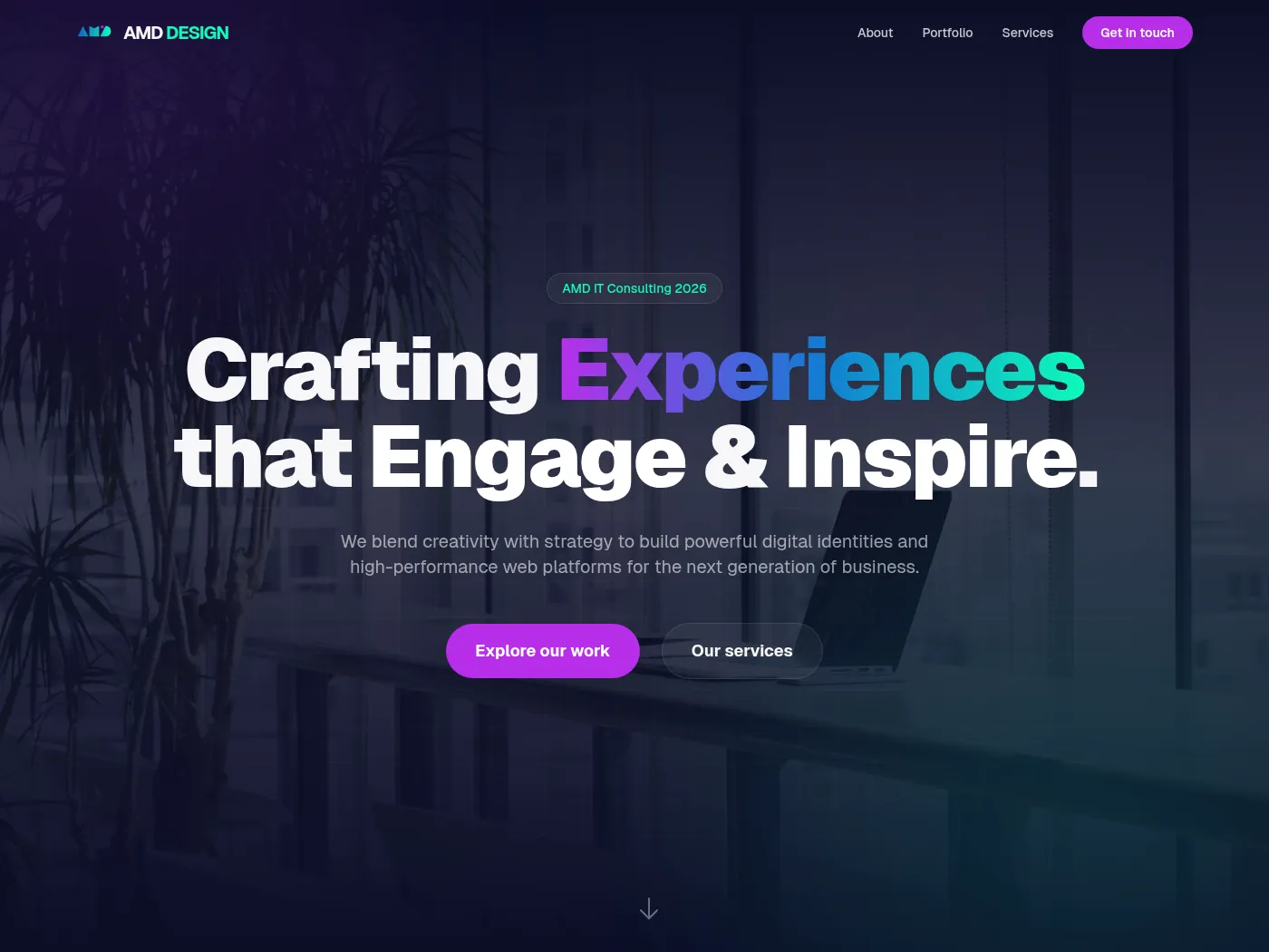 Parallax Agency Homepage