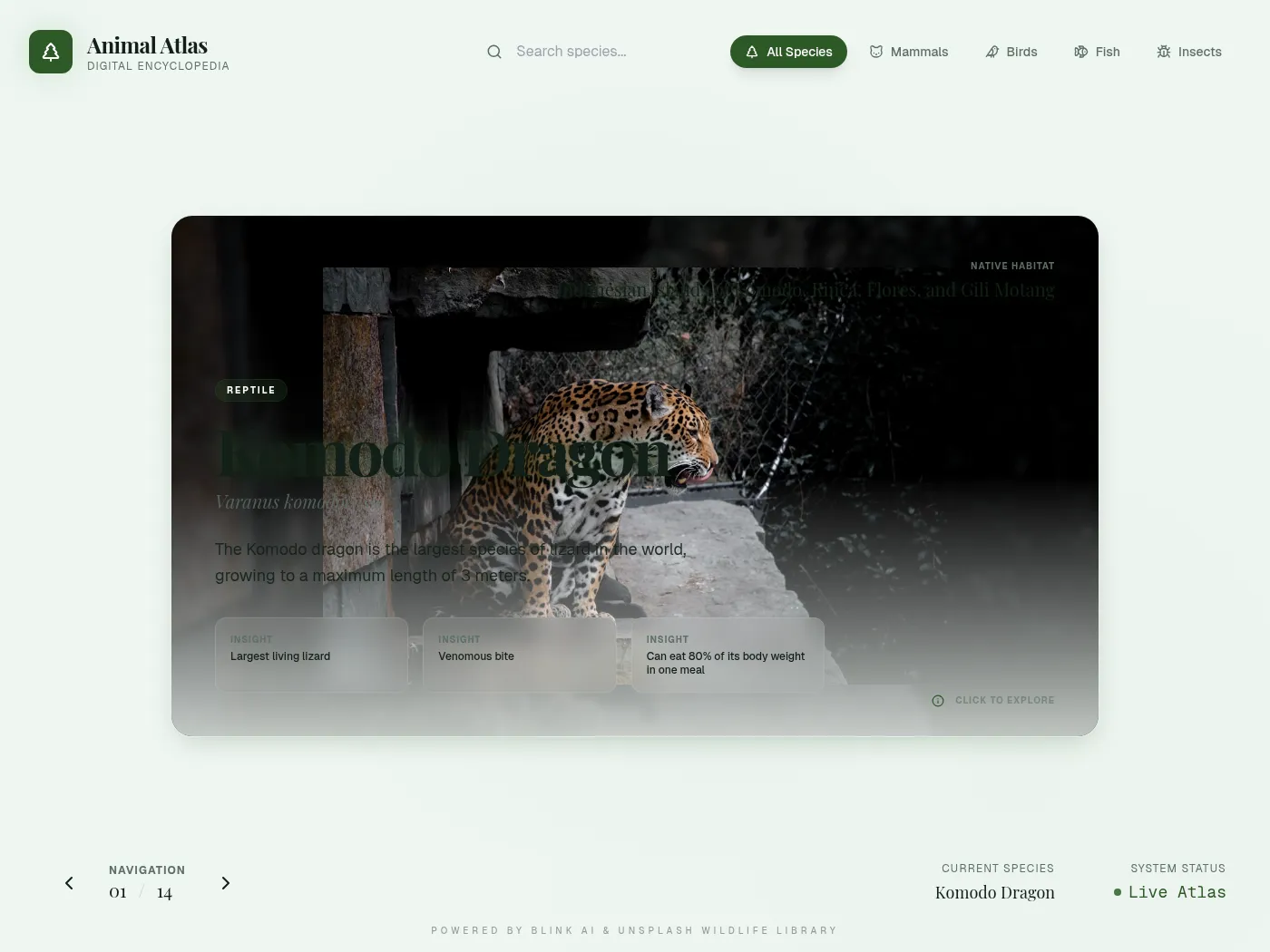 Parallax Animal Atlas