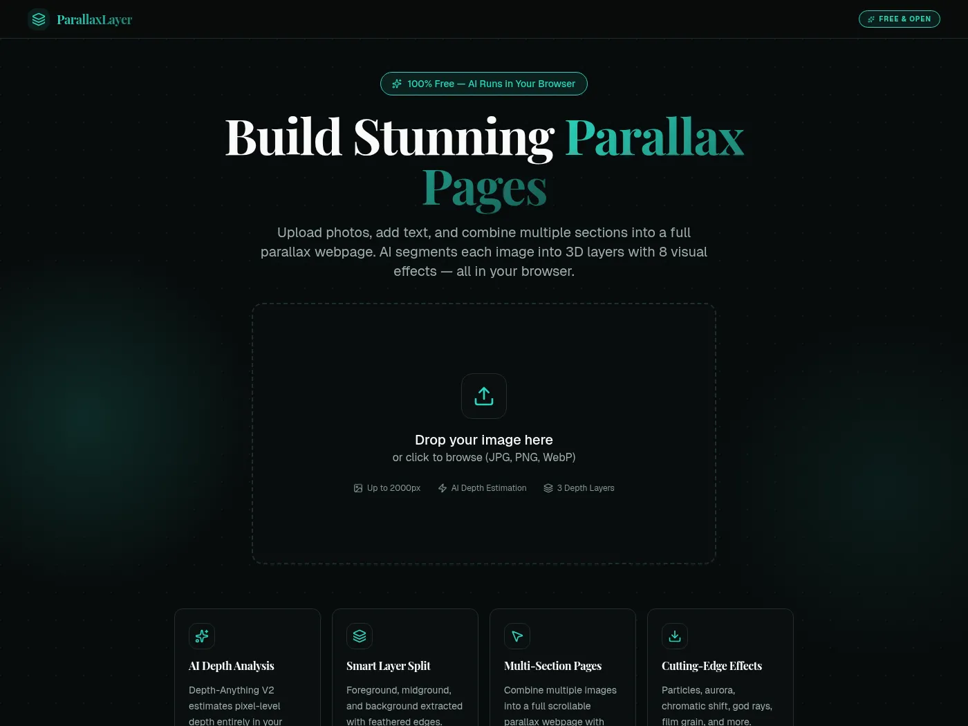 Parallax Image Layer App