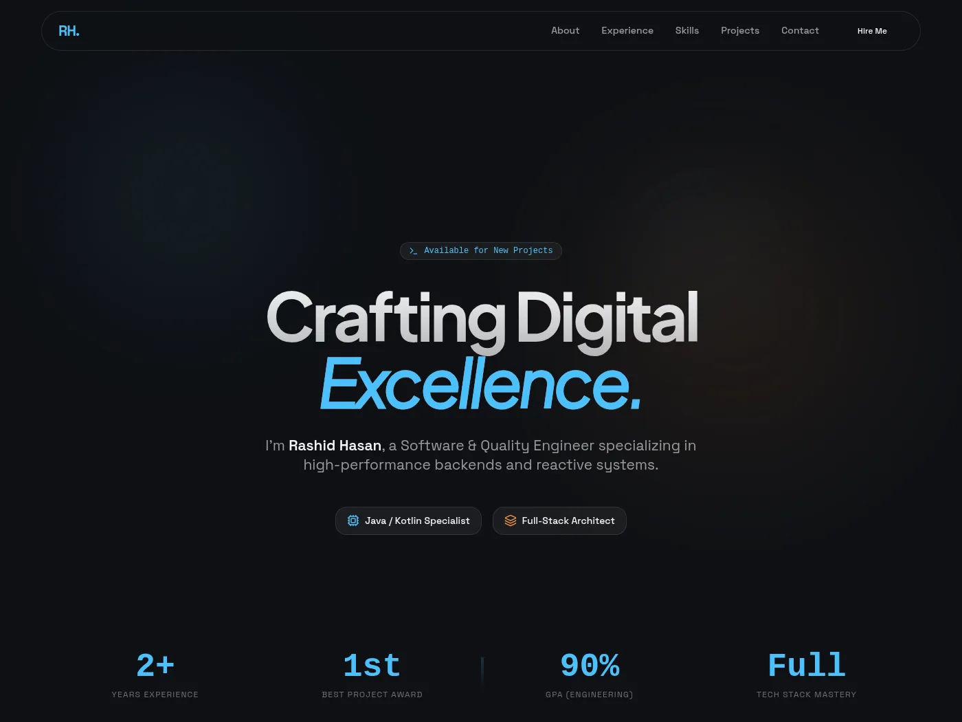 Parallax Content Showcase