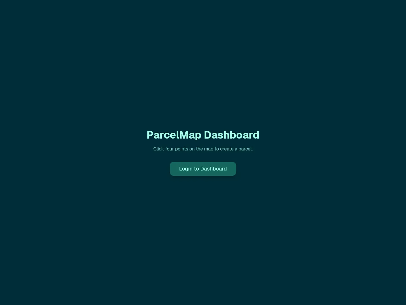 ParcelMap Dashboard