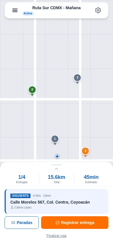 ParcelRoute Navigator