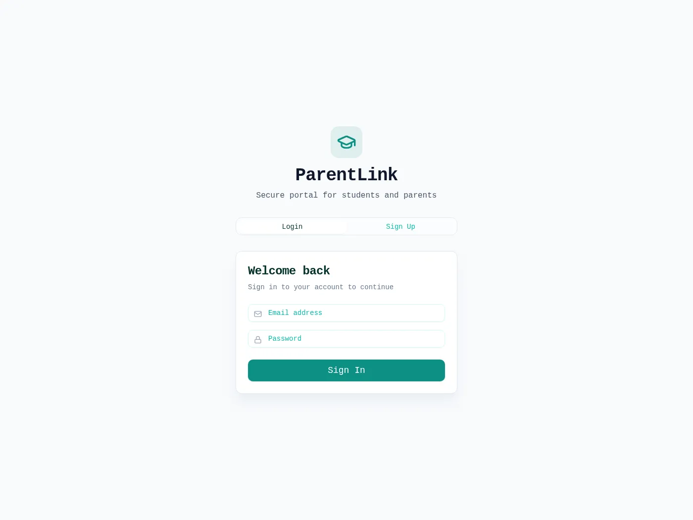 Parent Portal System