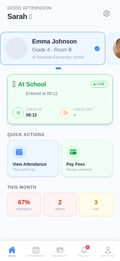 Parental Attendance App
