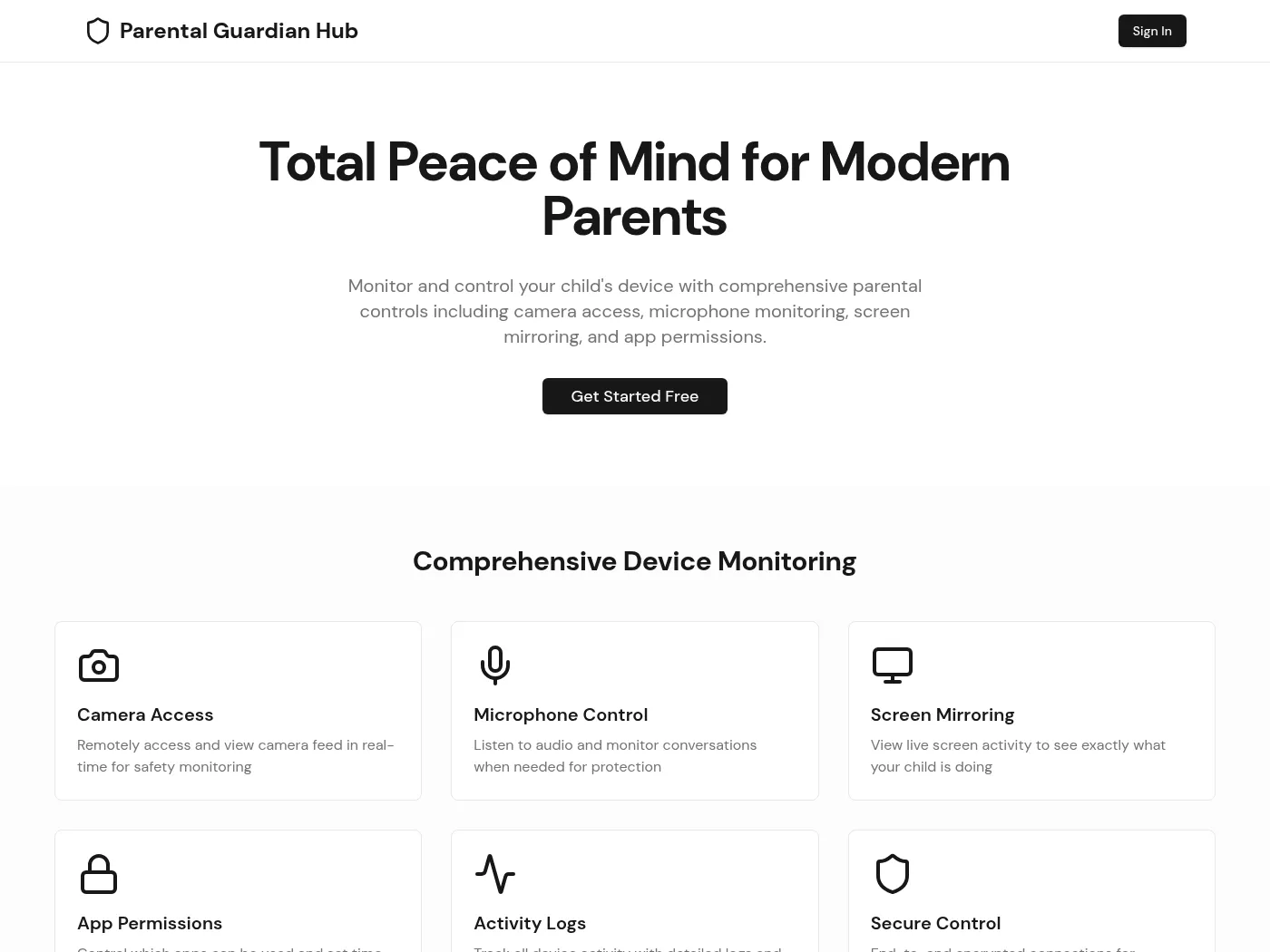 Parental Guardian Hub