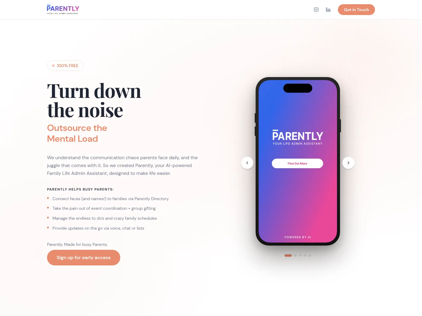 Parently Business Pages