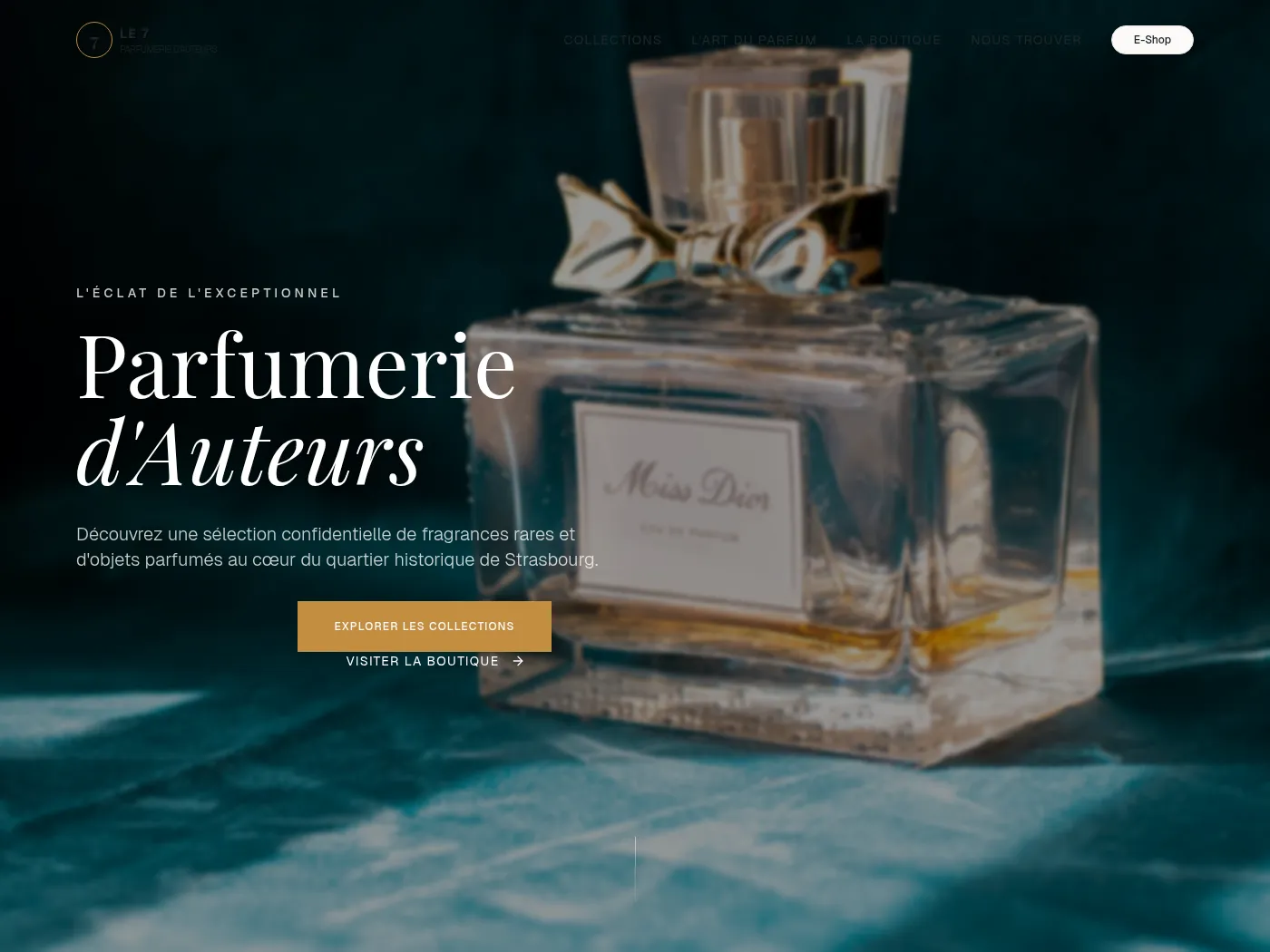 Parfumerie Showcase Site