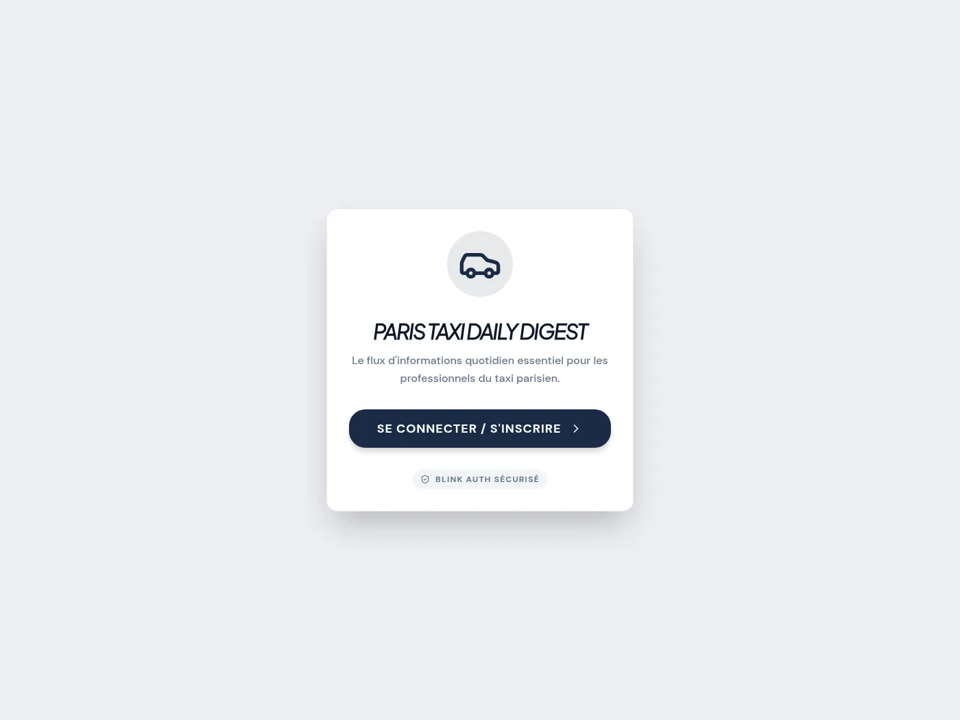 Paris Taxi Daily Digest