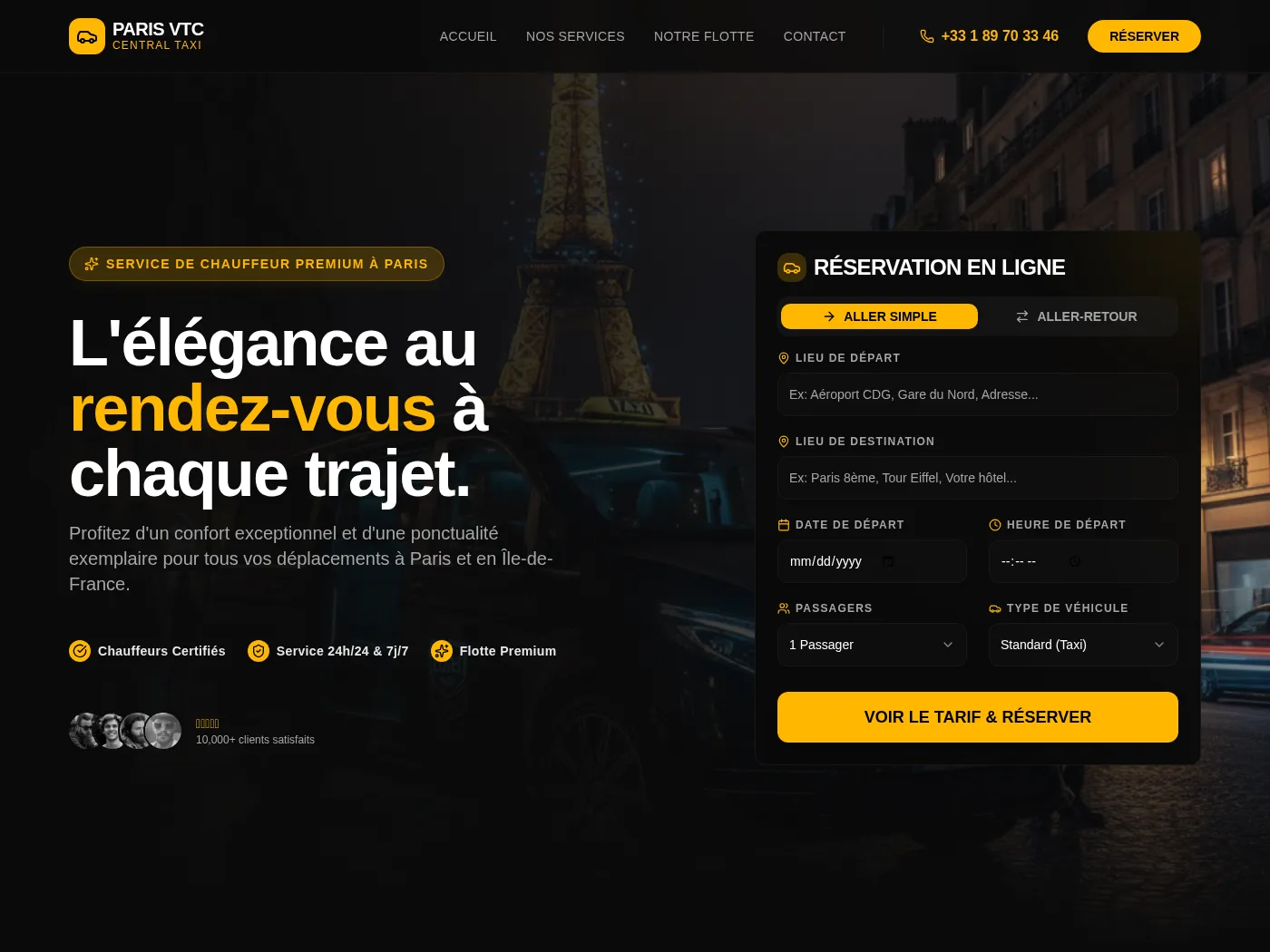 Paris VTC Taxi Central
