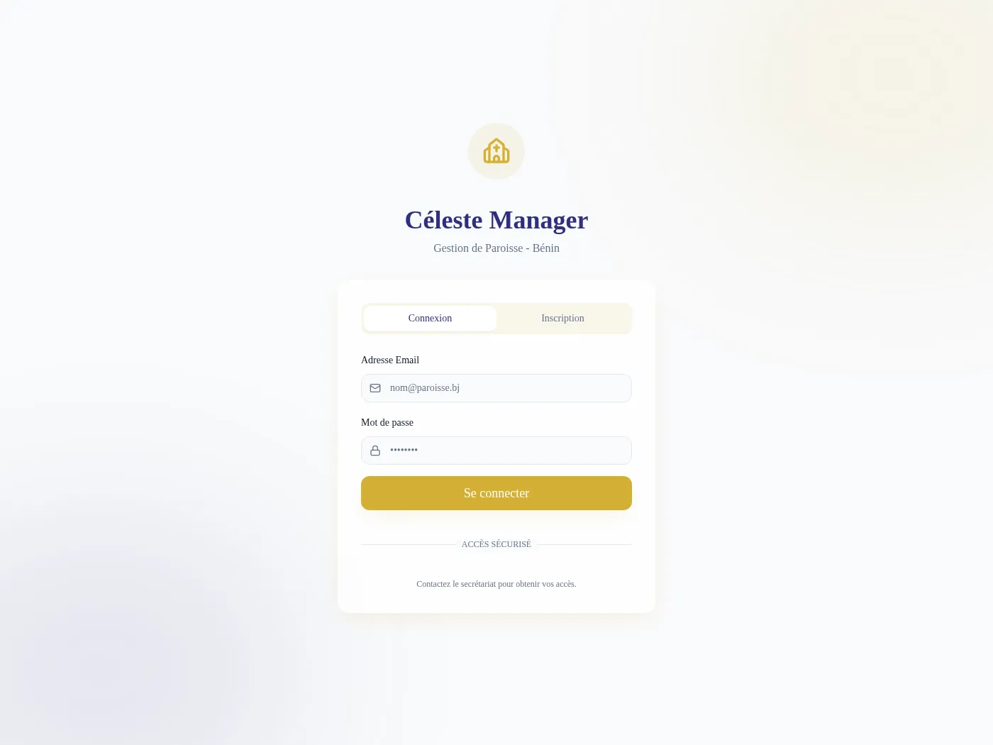 Celestial Parish Manager