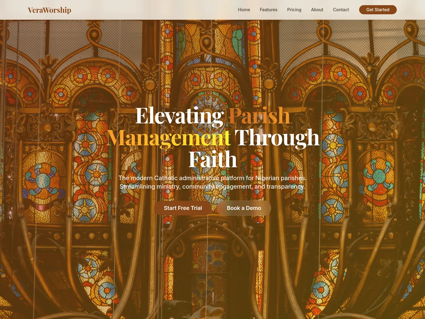 VeraWorship Parish Manager
