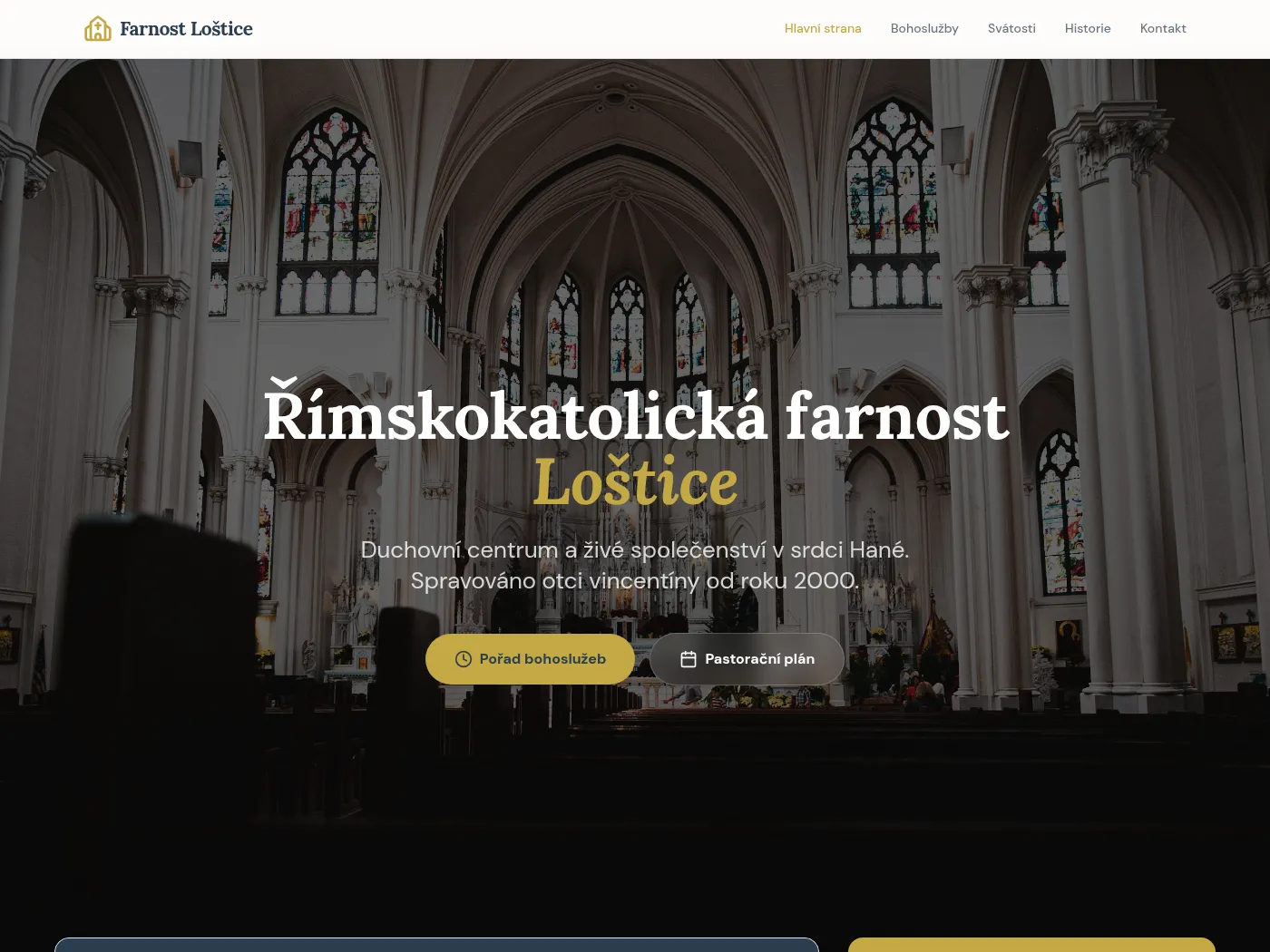 Modern Parish Webpage