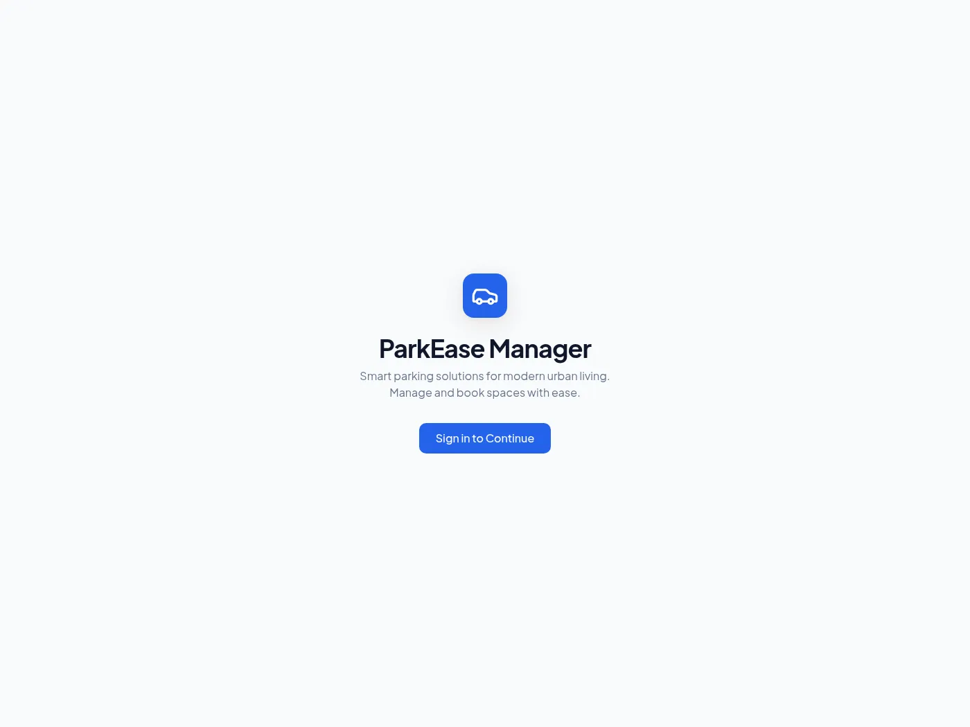 ParkEase Manager
