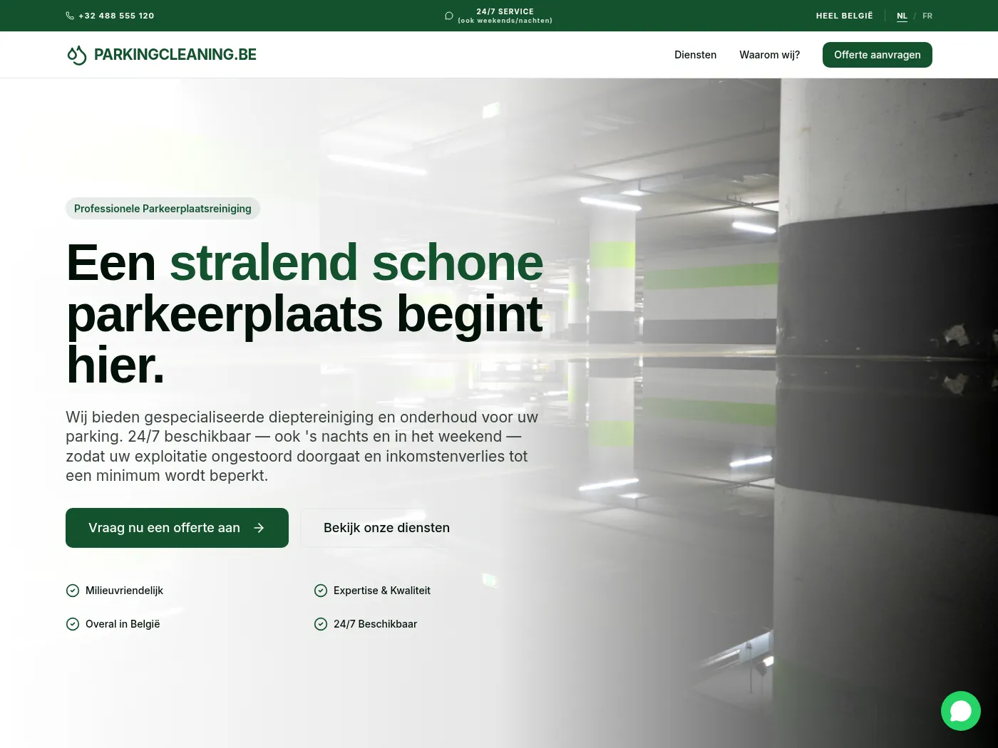 ParkingCleaning Website