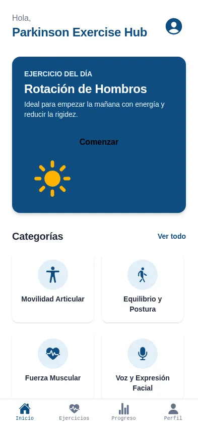 Parkinson Exercise Hub