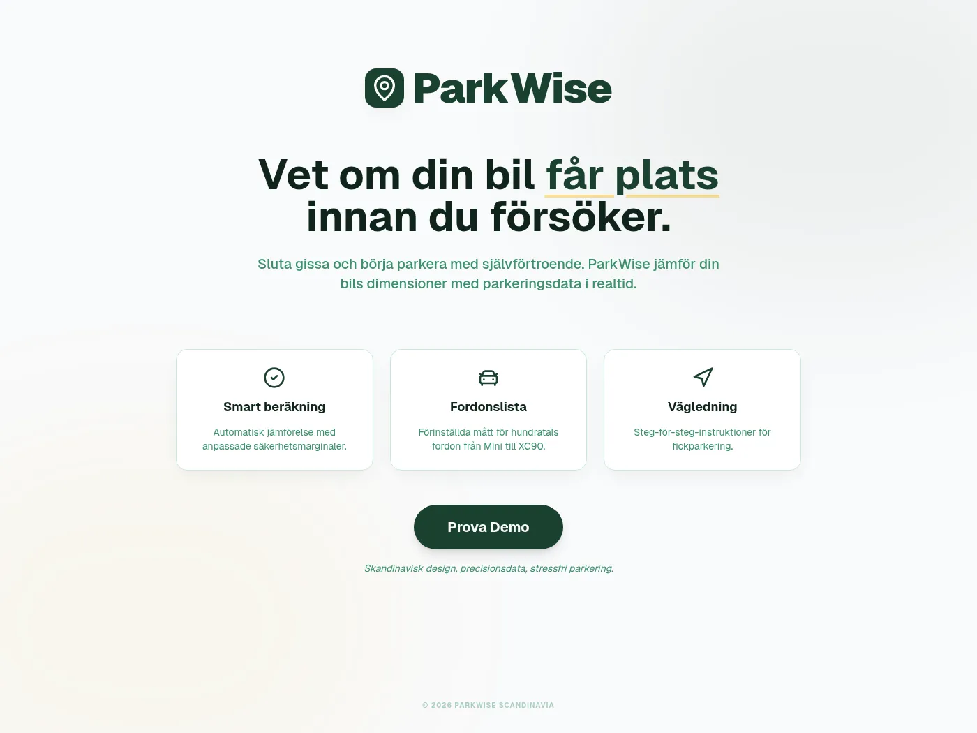 ParkWise Fit Finder