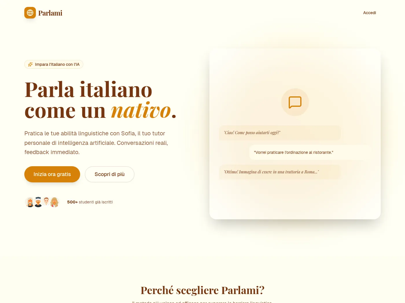 Parlami In Italiano