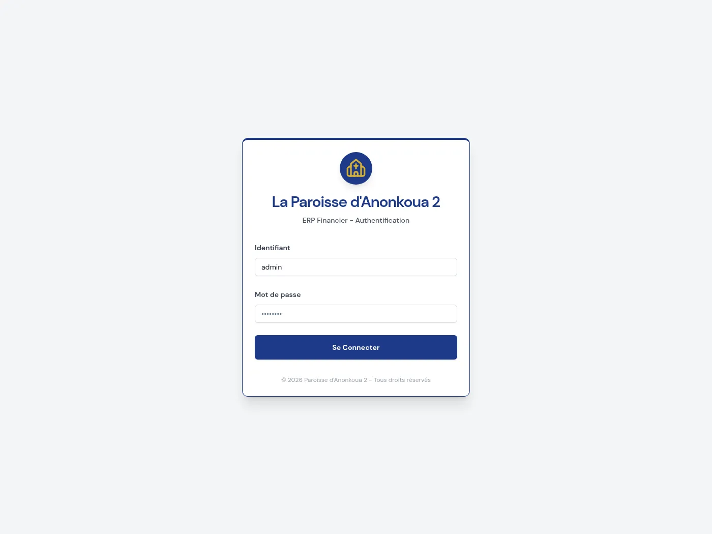 Paroisse Finance Manager