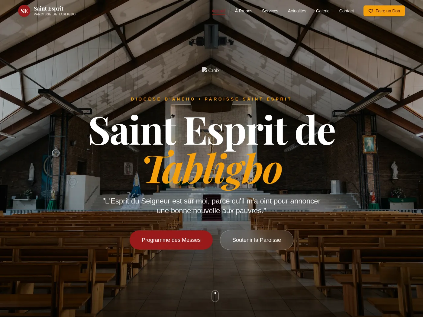 Paroisse Saint Esprit Web