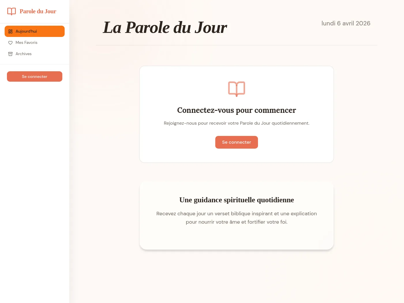 Parole du Jour