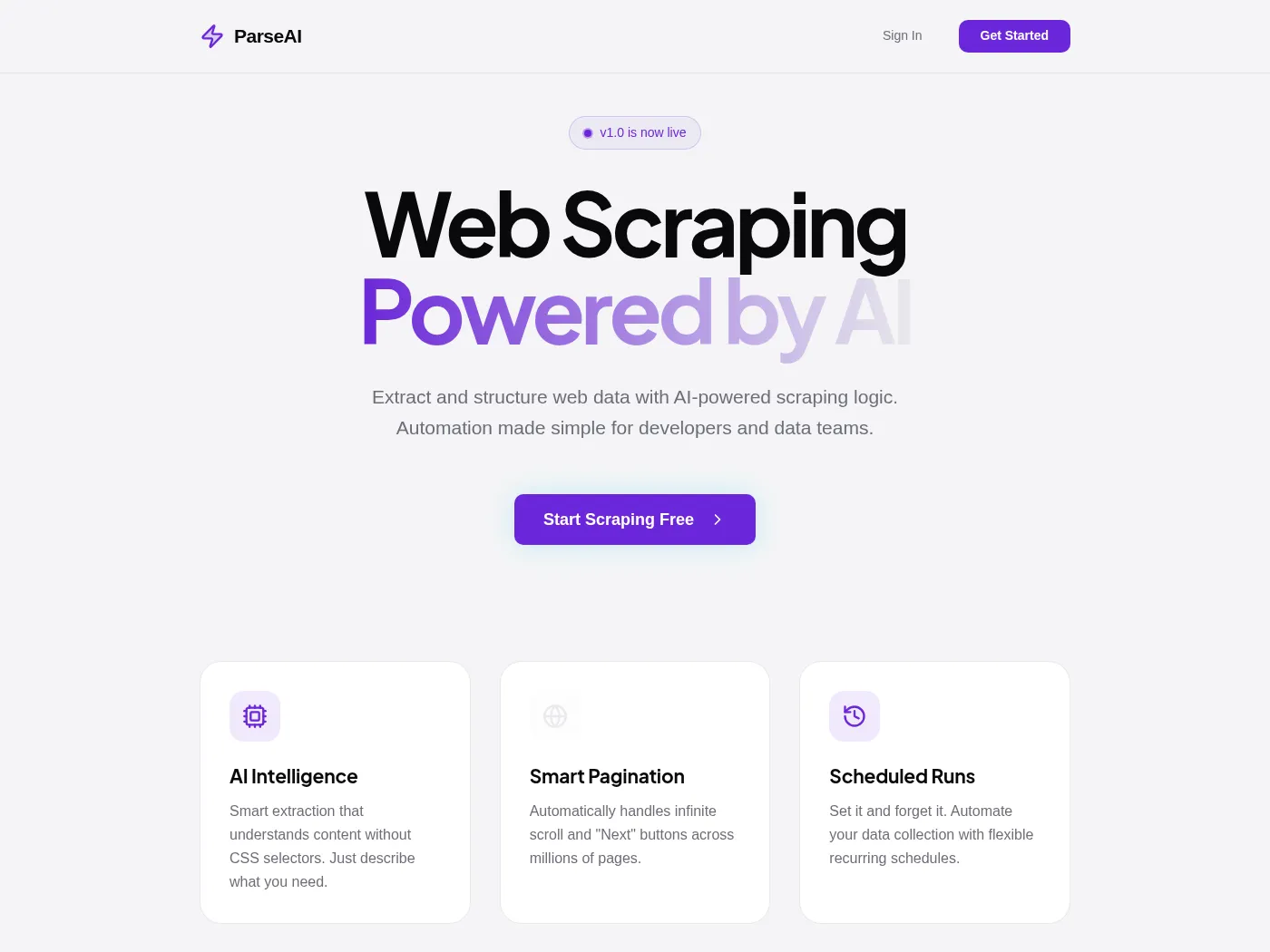 ParseAI Scraper
