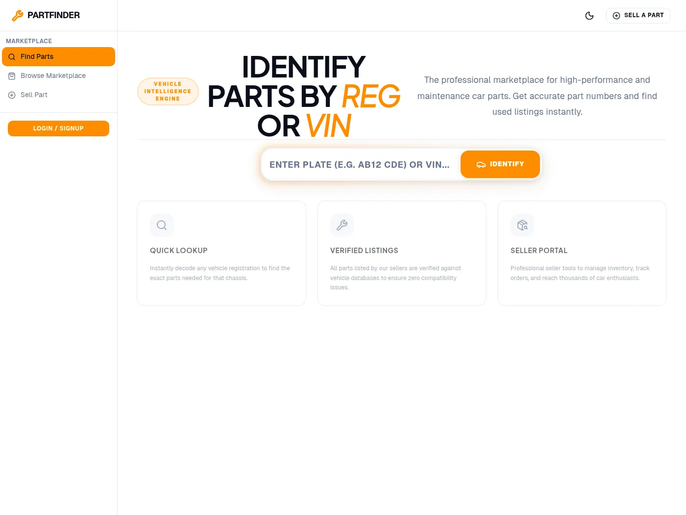 PartFinder Marketplace