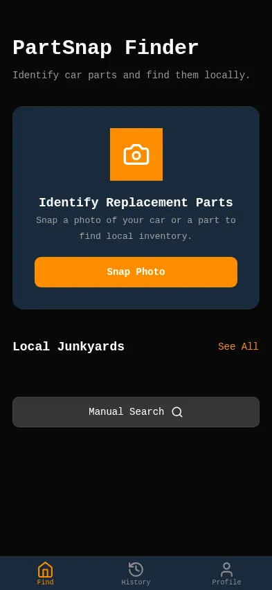PartSnap Finder