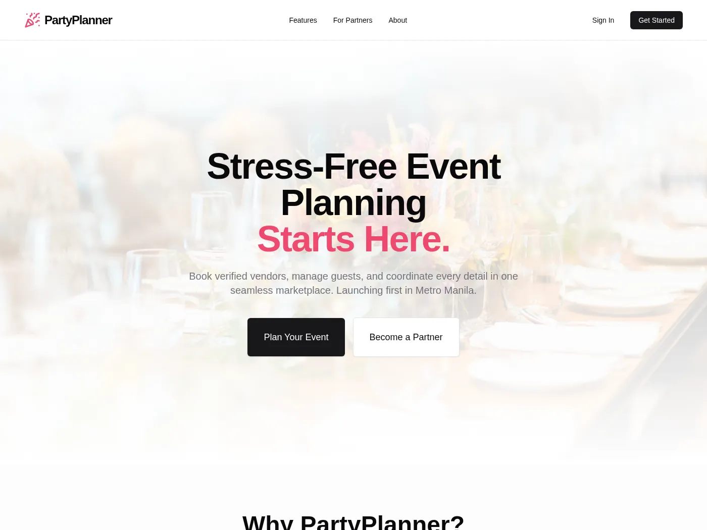 Party Planner OS