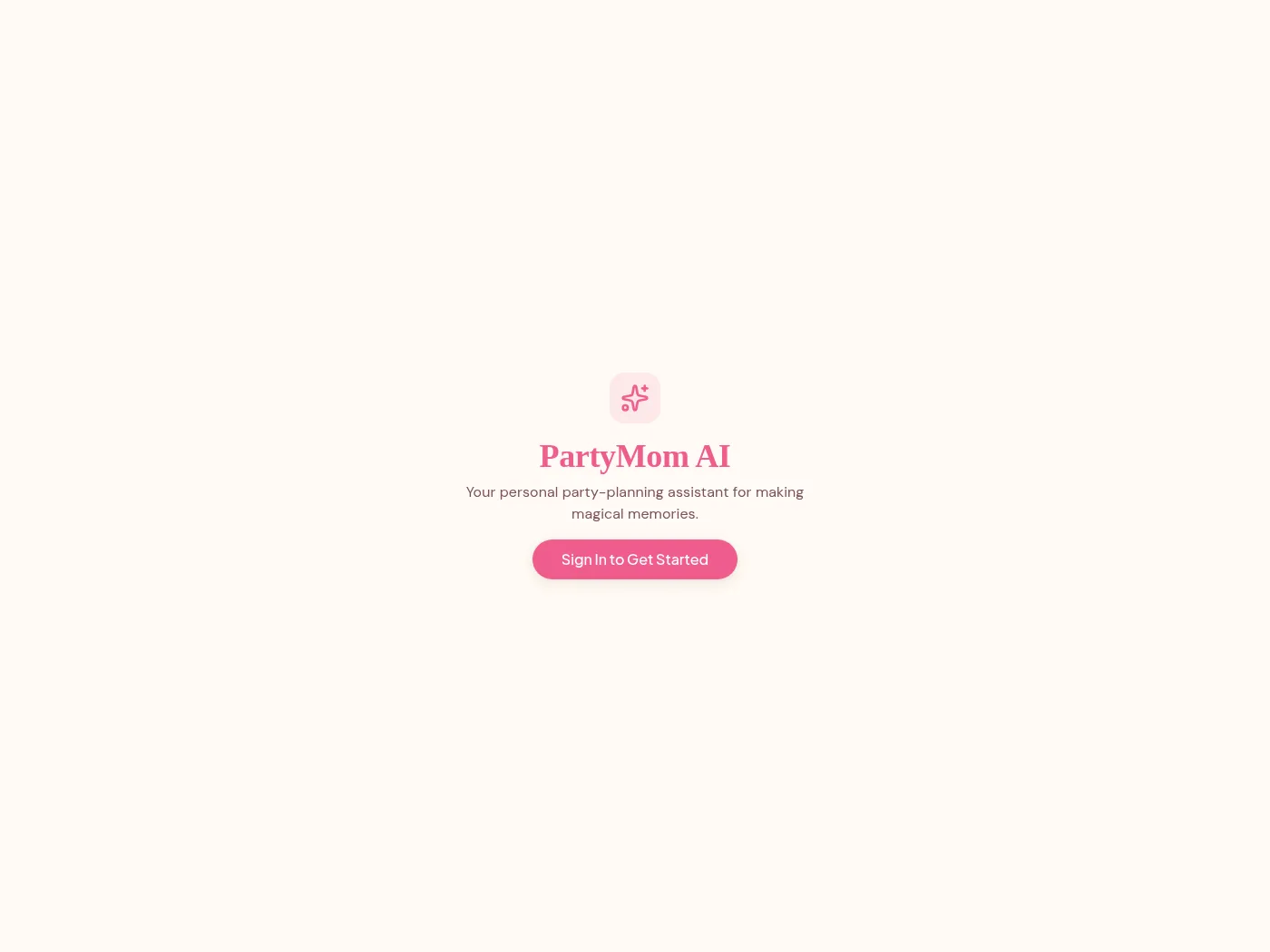 PartyMom AI Helper