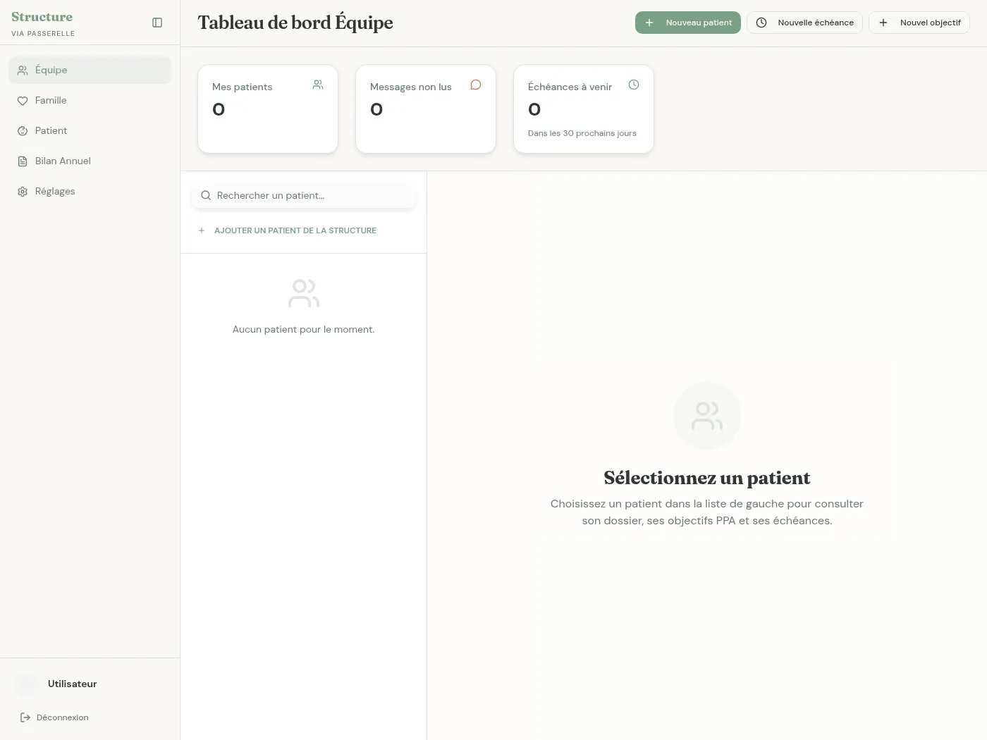 Passerelle Medical-Social App
