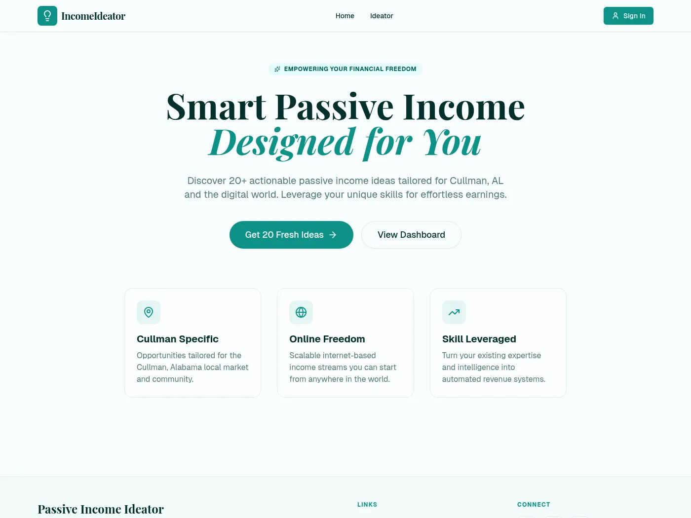 Passive Income Ideator