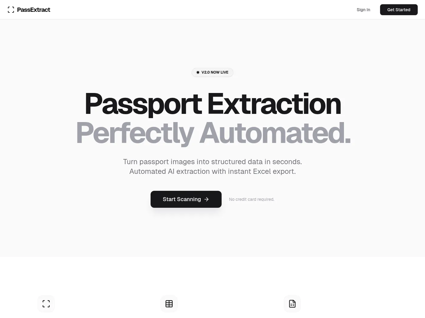 Passport Excel Extractor