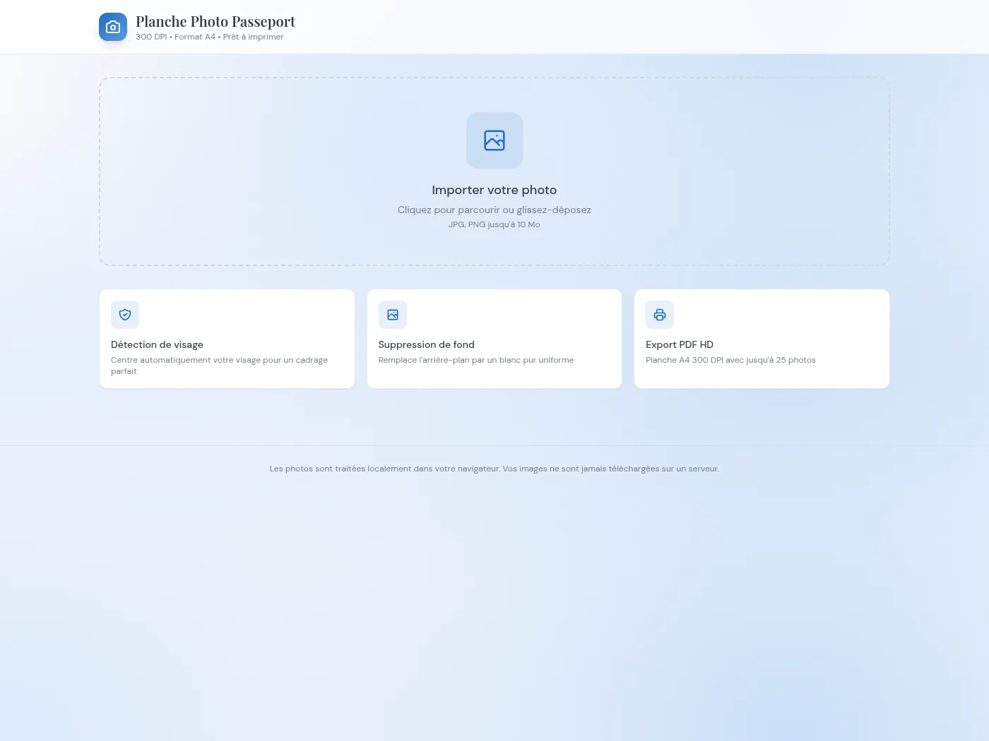 Passport Photo Sheet Maker