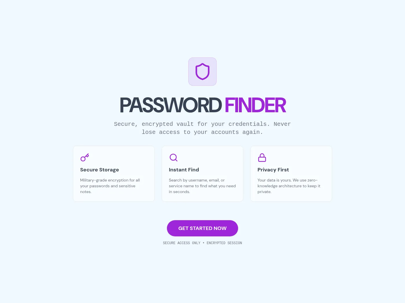 Password Finder Tool