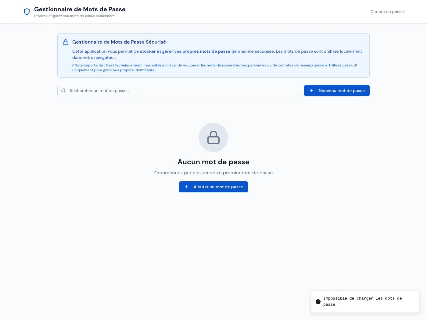 Password Finder Web