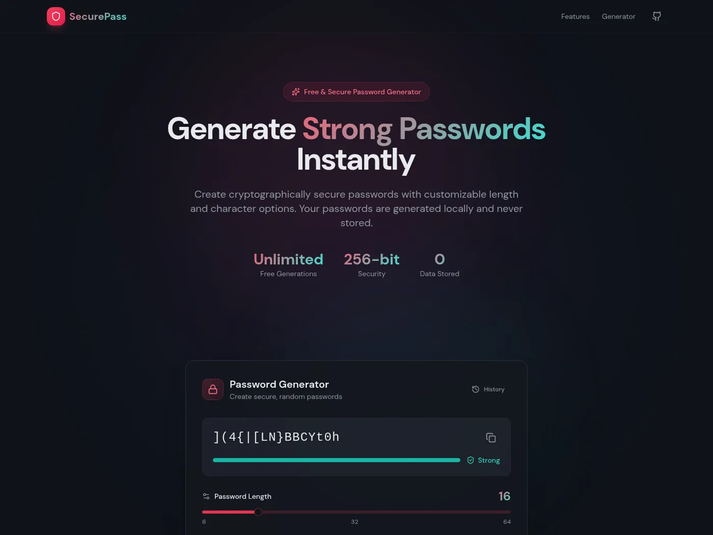 SecurePass Generator