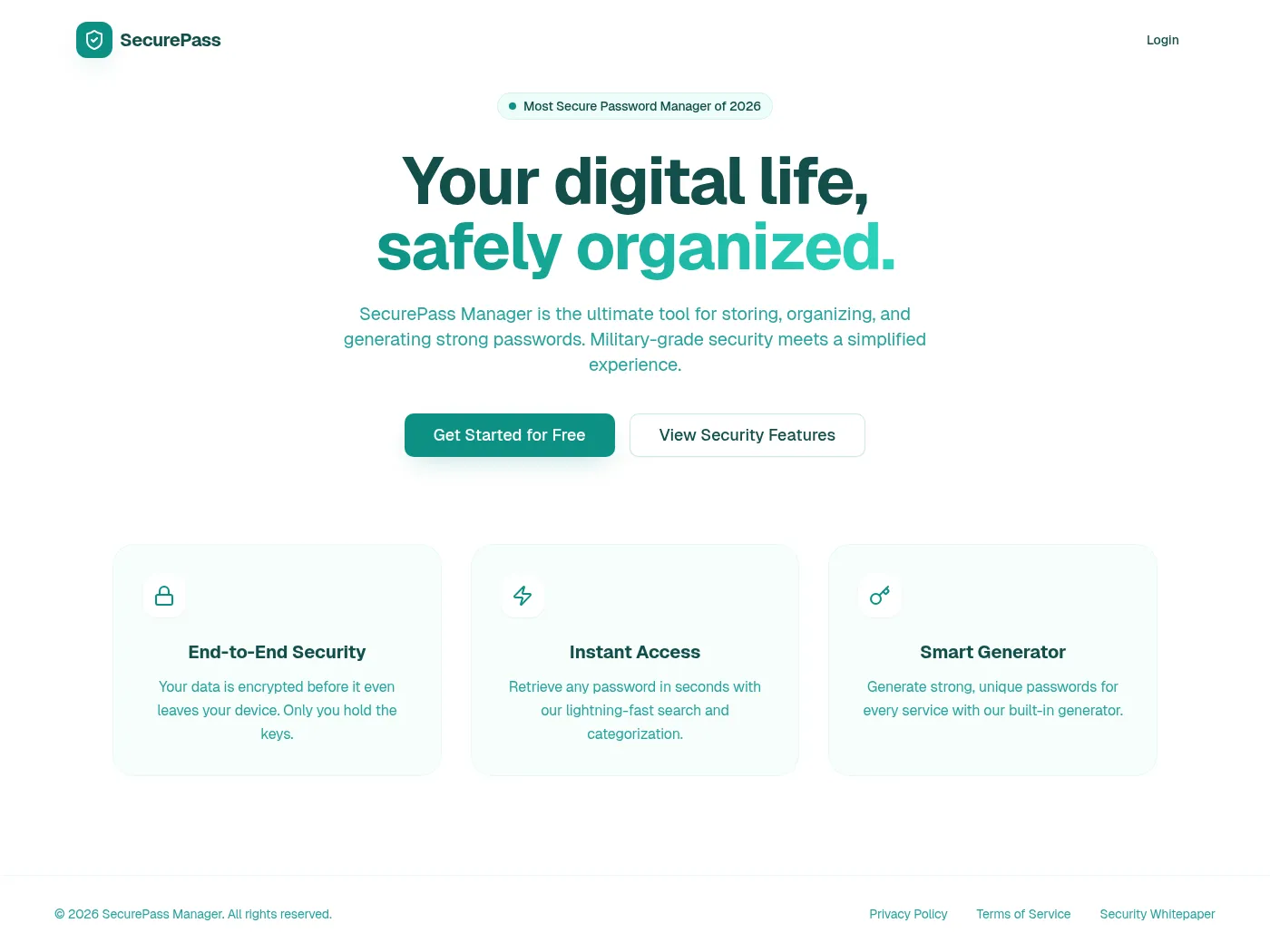 SecurePass Manager