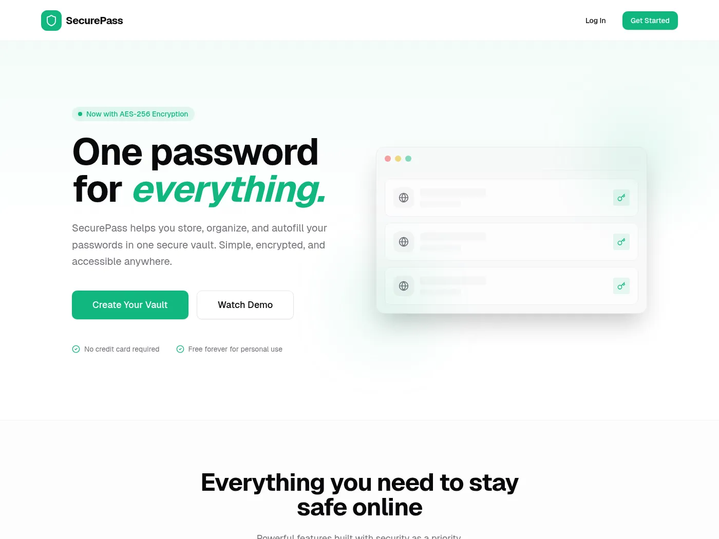 SecurePass Manager