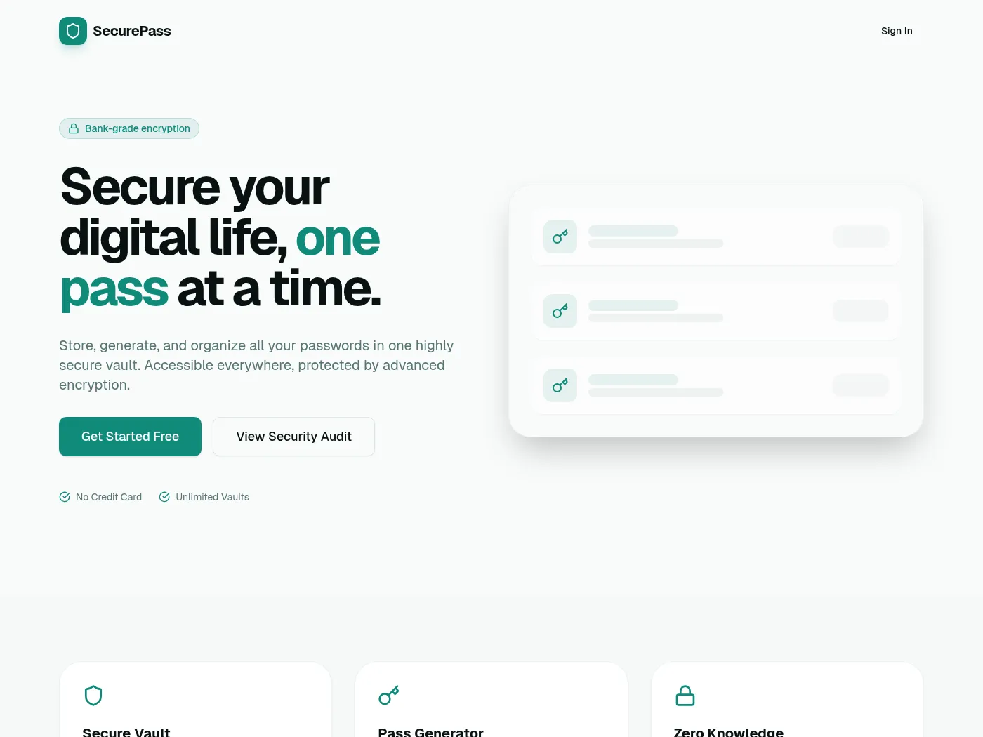 SecurePass Manager