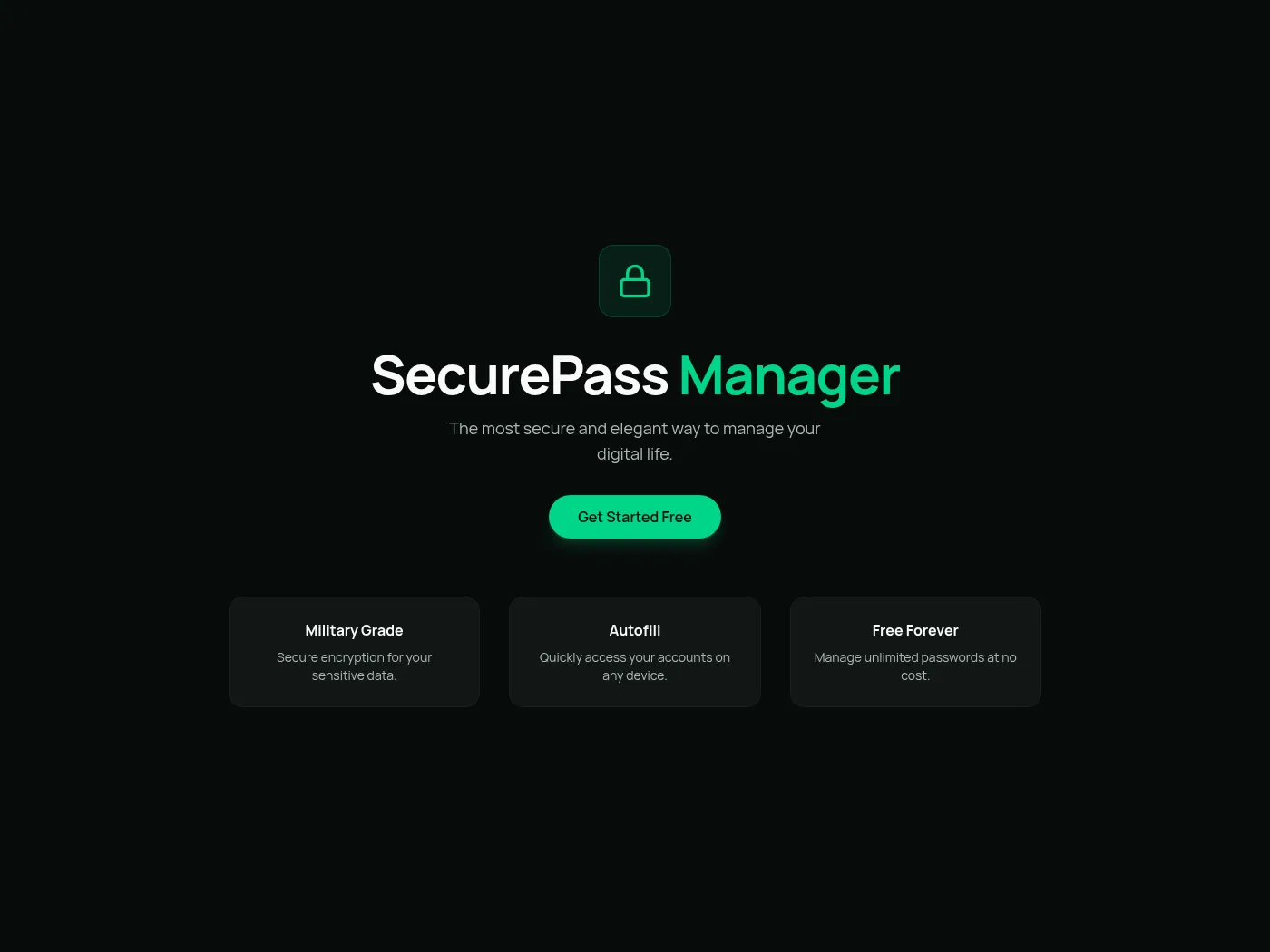 SecurePass Manager