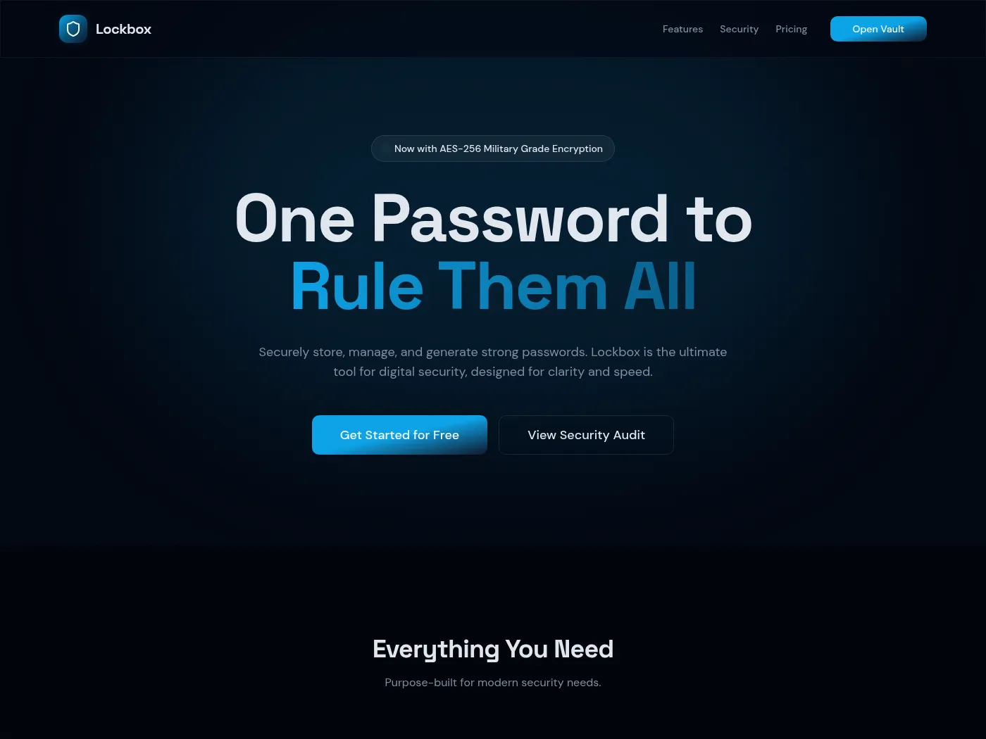 Lockbox Password Manager