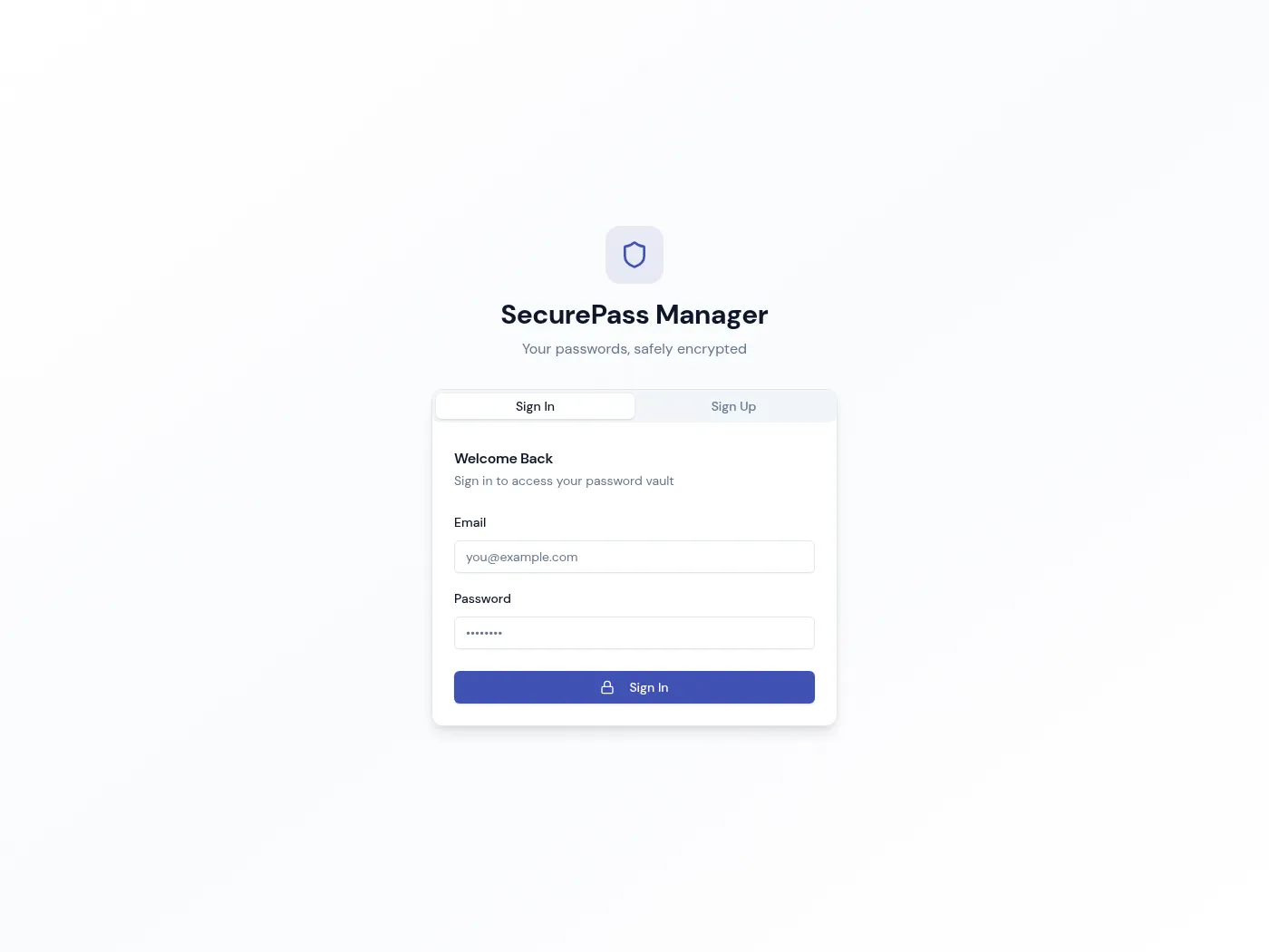 SecurePass Manager