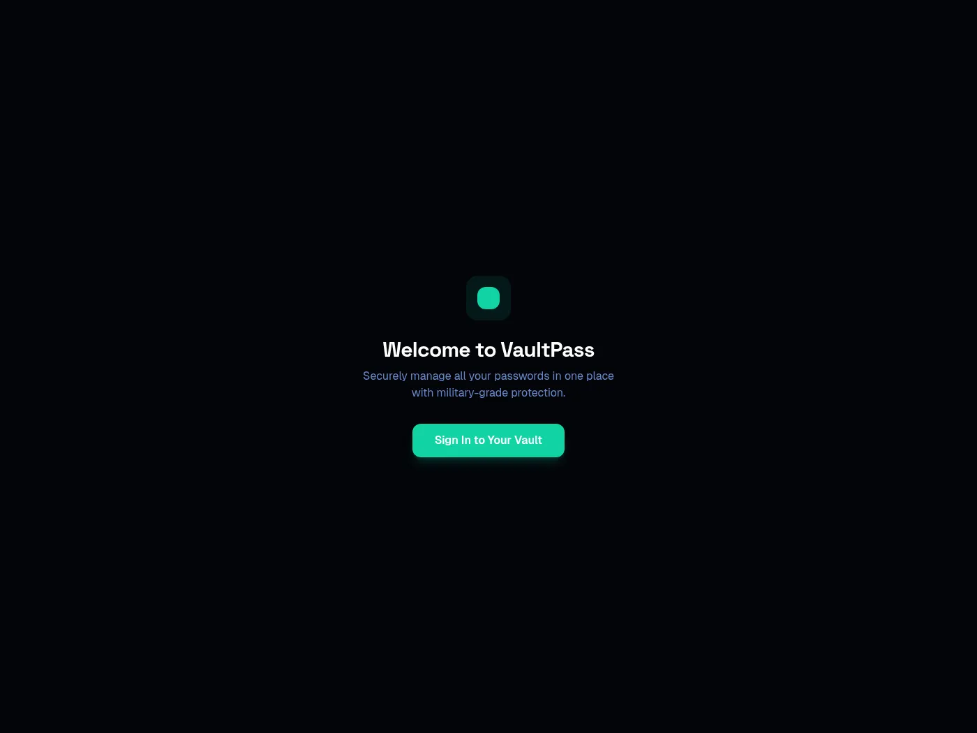 VaultPass Manager