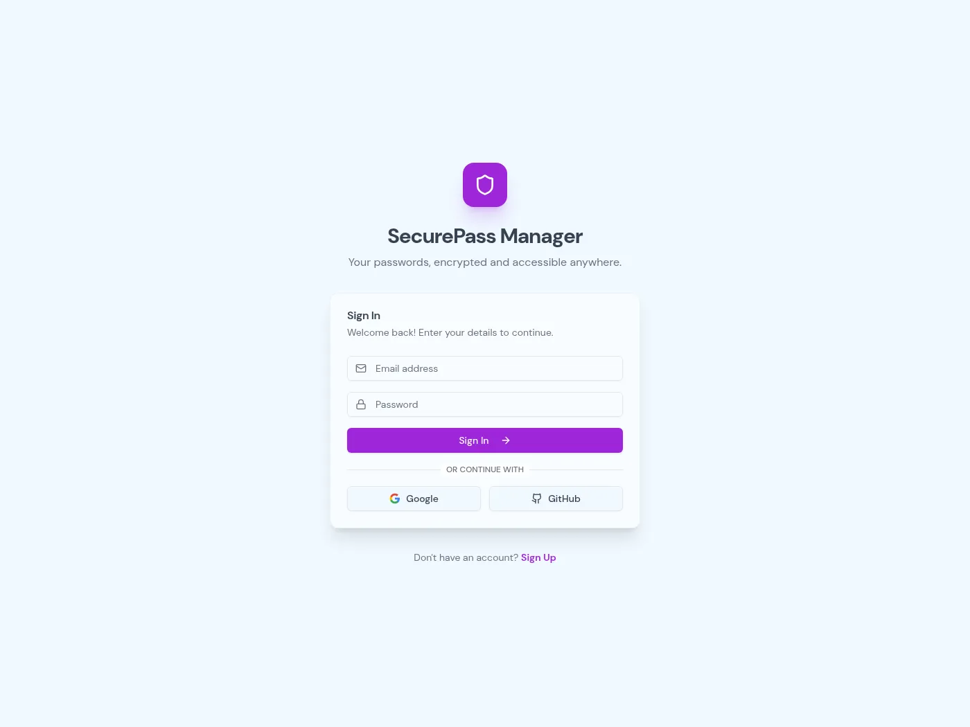 SecurePass Manager