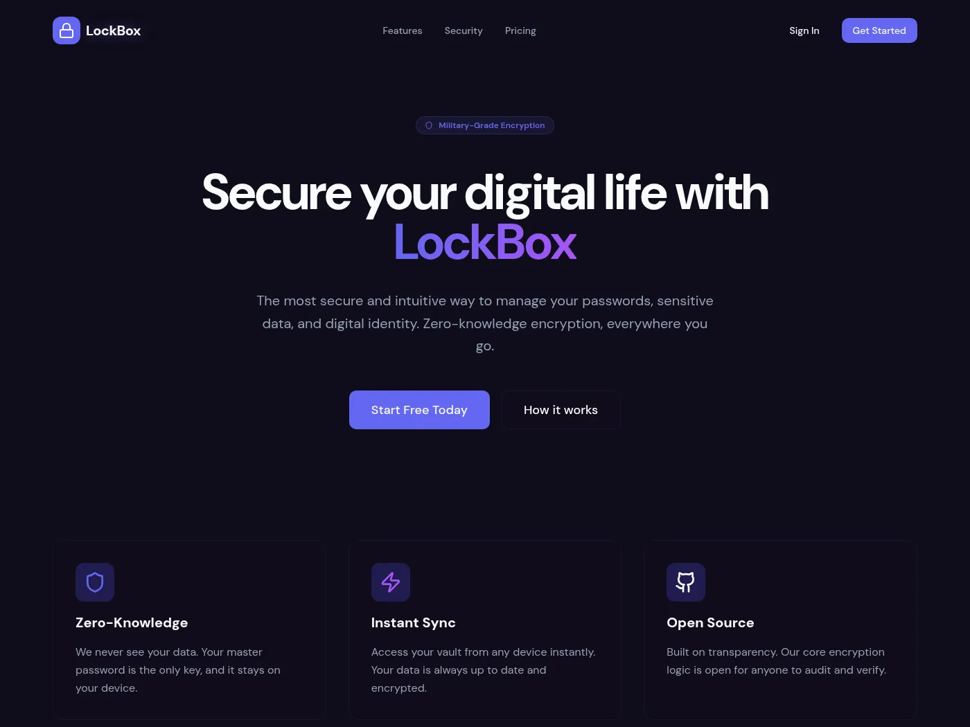 LockBox Password Manager