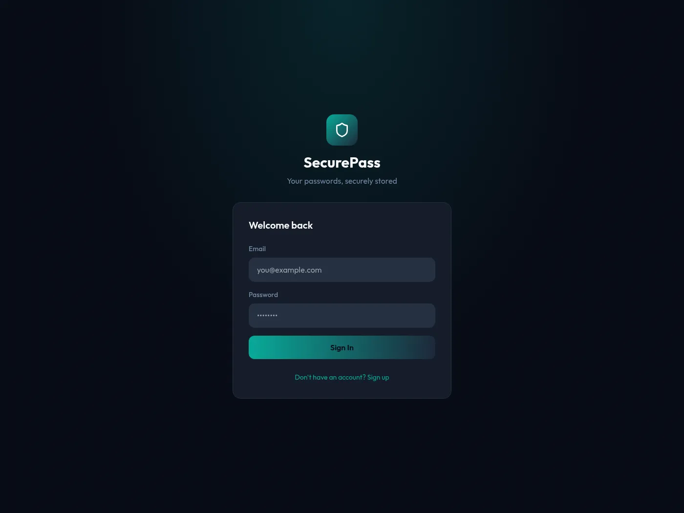 SecurePass Manager