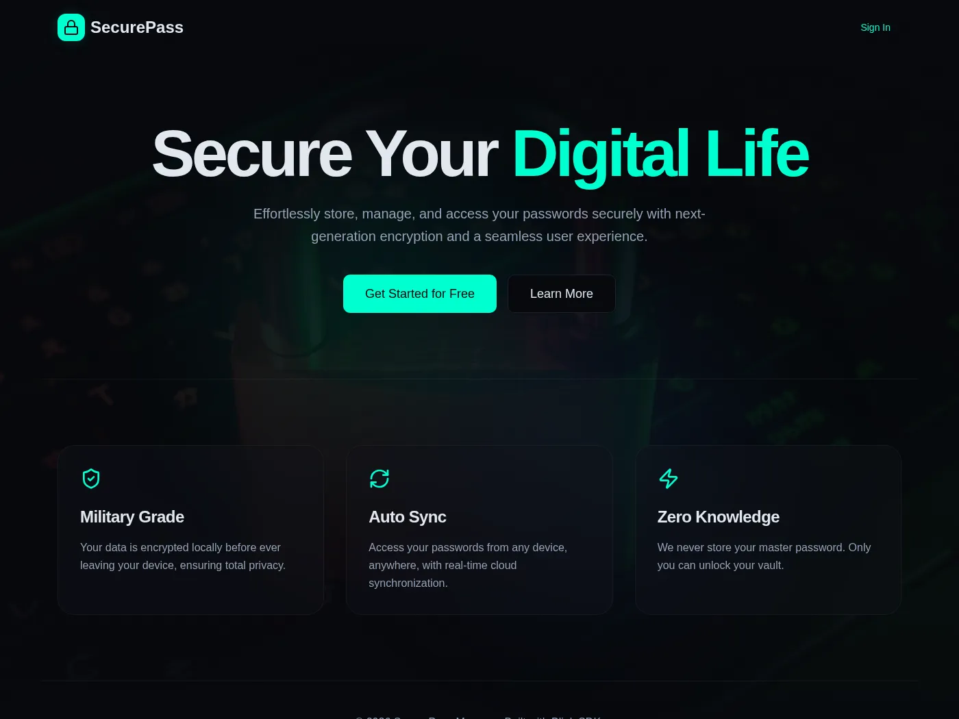 SecurePass Manager
