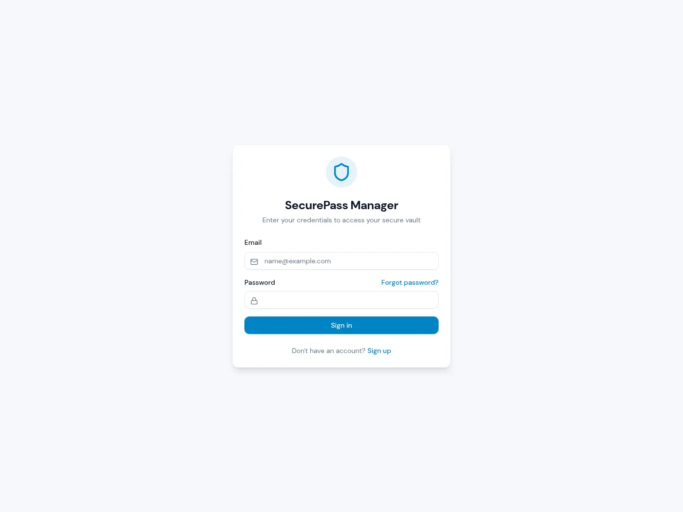SecurePass Manager